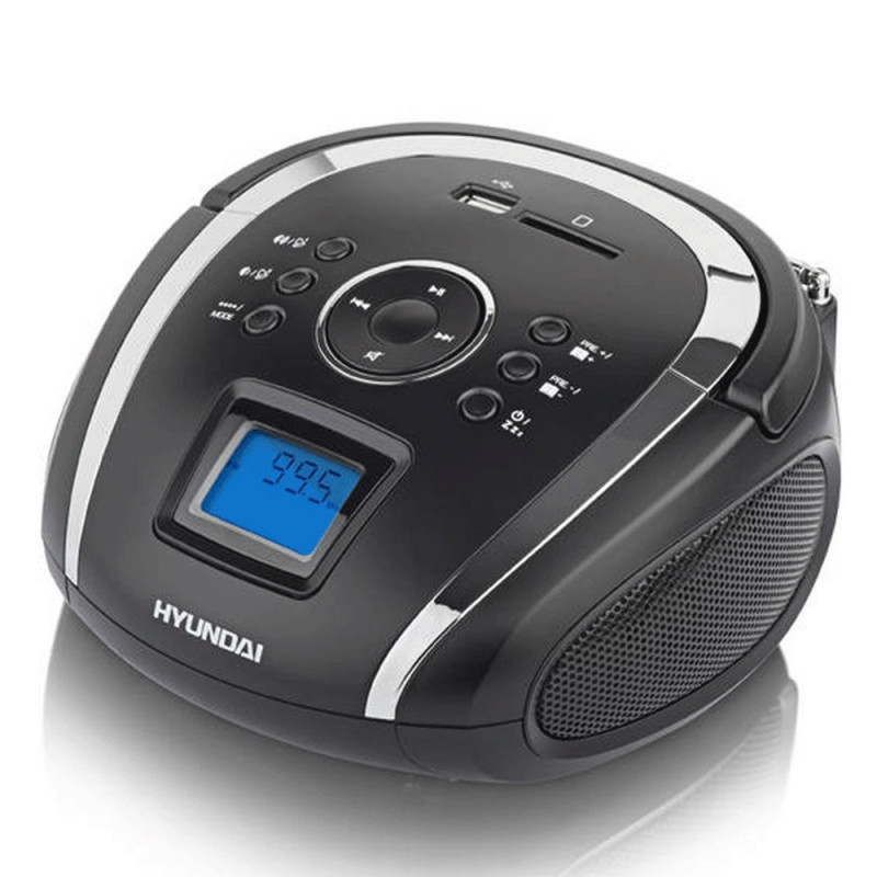 Prenosné rádio FM/USB/SD/AUX MP3 čierne │ VIACEJ.sk