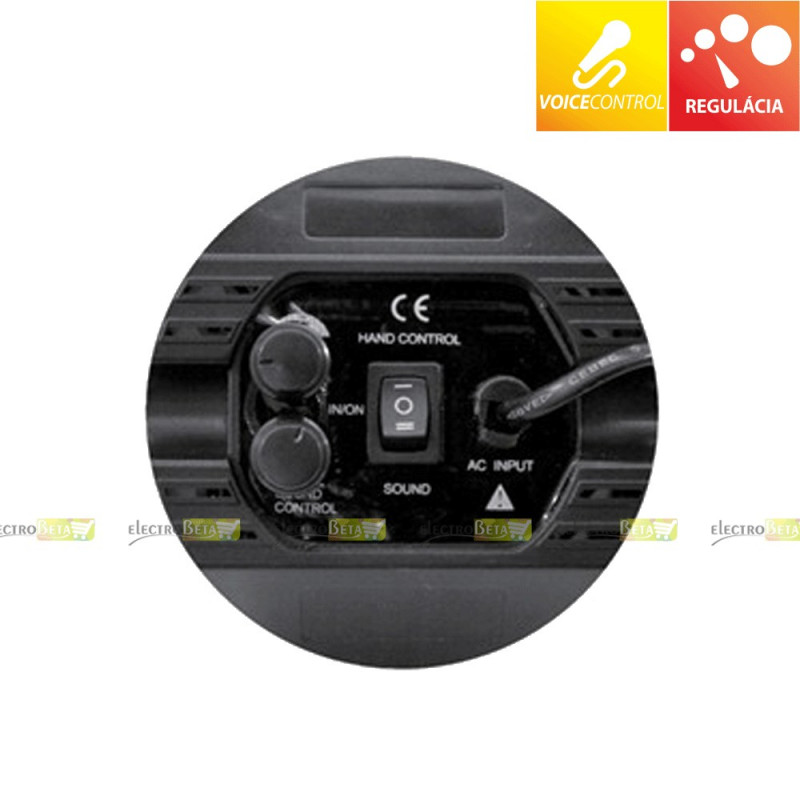 Stroboskop STROBE 250; 74xLED; ovládanie zvukom; 230VAC/50Hz; 5W ...